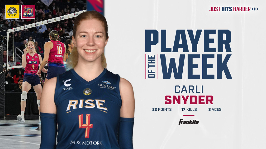Snyder Named Pro Volleyball Federation Player Of The Week - Major ...