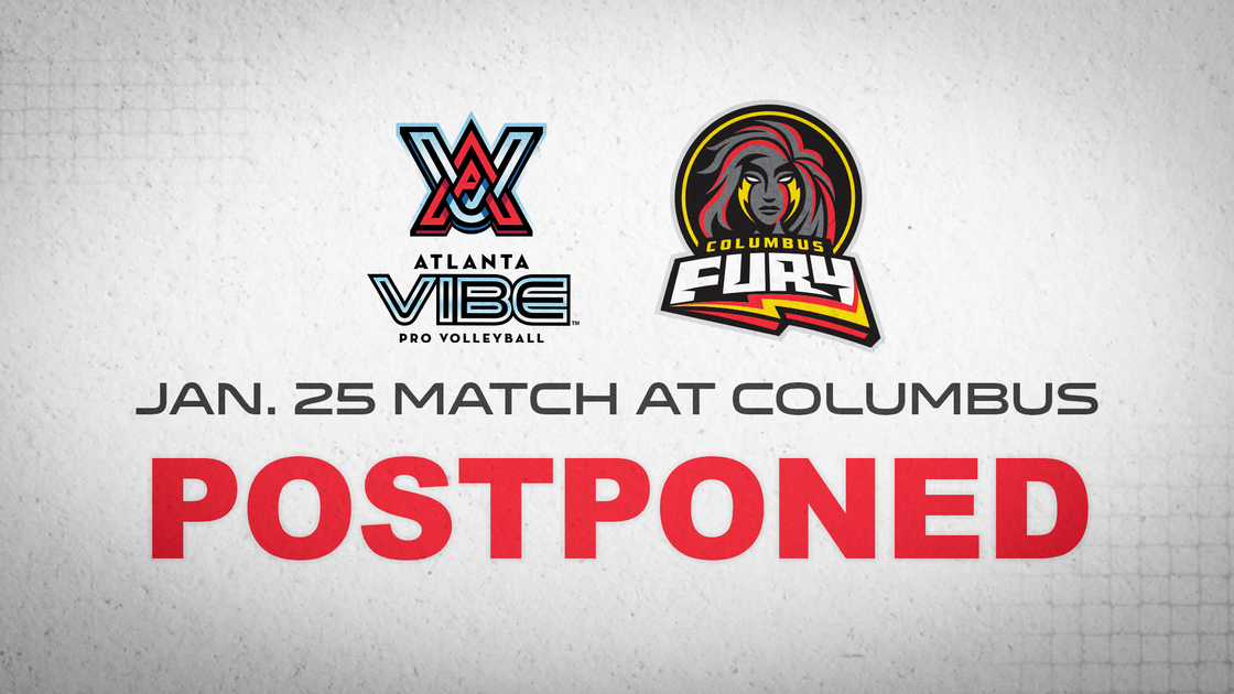 Atlanta Vibe at Columbus Fury Match Postponed - Major League Volleyball