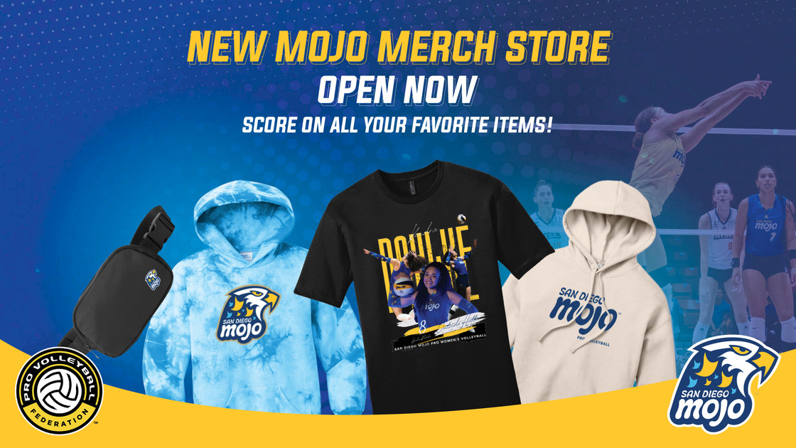 New Mojo Merch Store Now Open - Major League Volleyball
