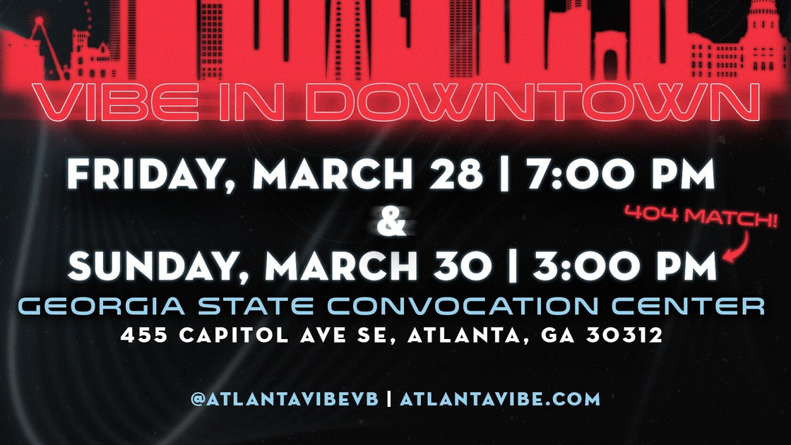 Pro Volleyball in Downtown Atlanta – Vibe at GSU Convocation Center ...