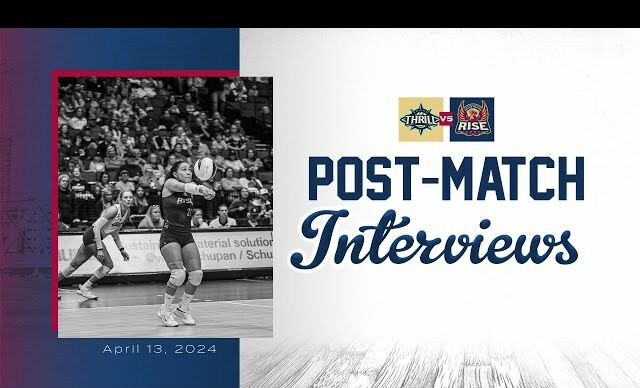 4-13-24 | Post-Match Interviews | Vegas Thrill - Major League Volleyball