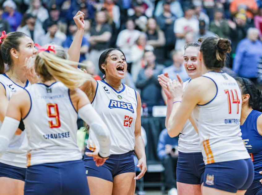 Rise Topple Vegas In Five Sets - Pro Volleyball Federation